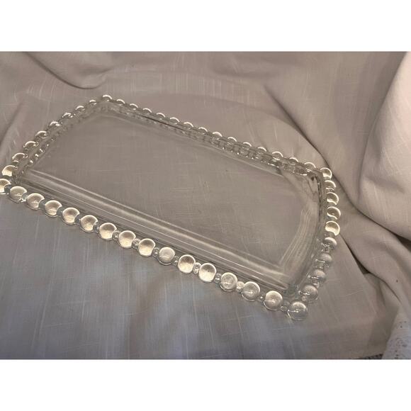 Vintage | Kitchen | Vintage Rectangular Glass Tray With A Bubble Edge ...
